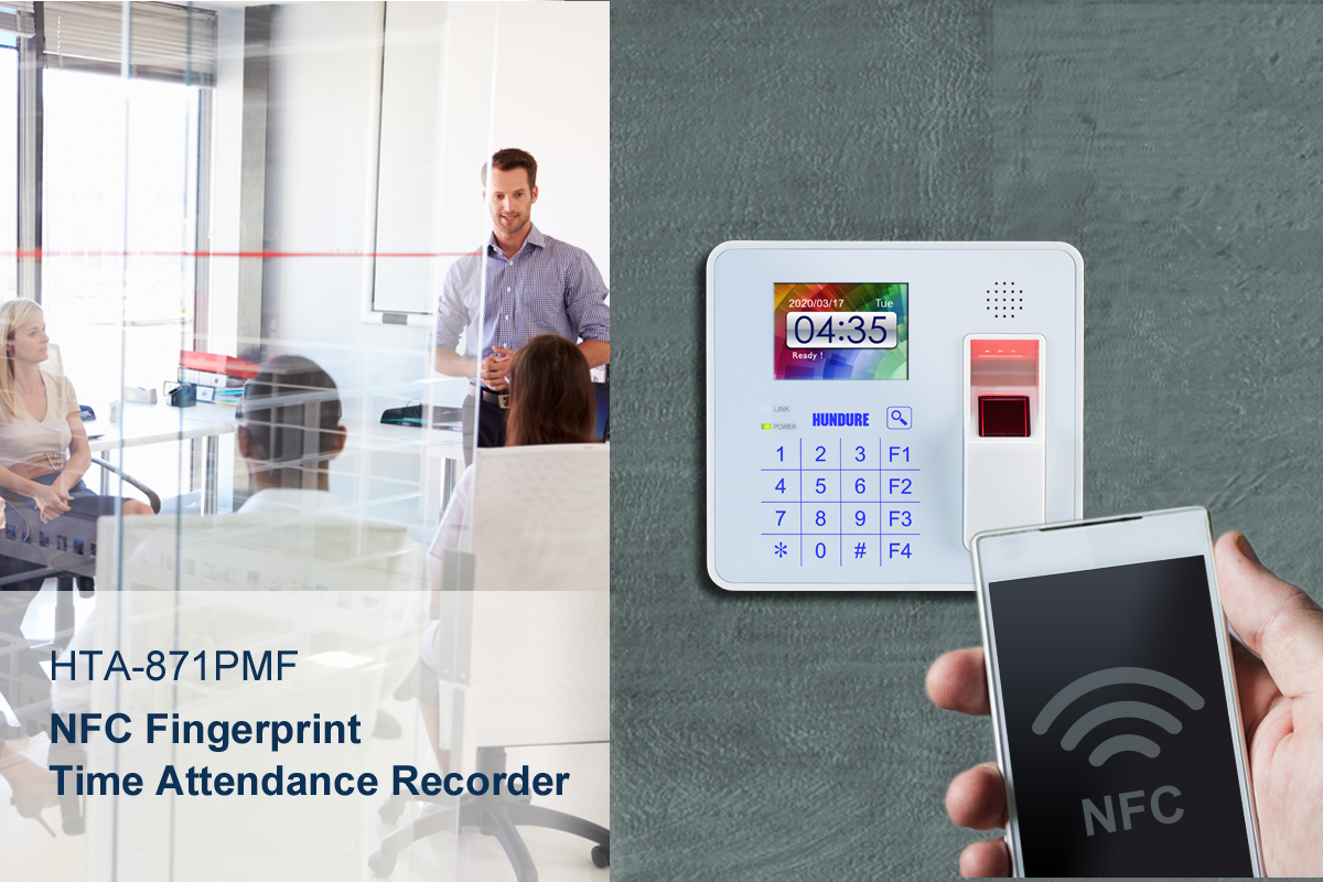 HUNDURE HTA-871PMF NFC Fingerprint Time Attendance Recorder - Hundure ...